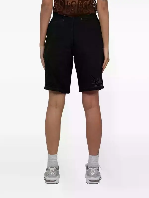 HOUSE OF SUNNY Embroidered Drawstring Shorts