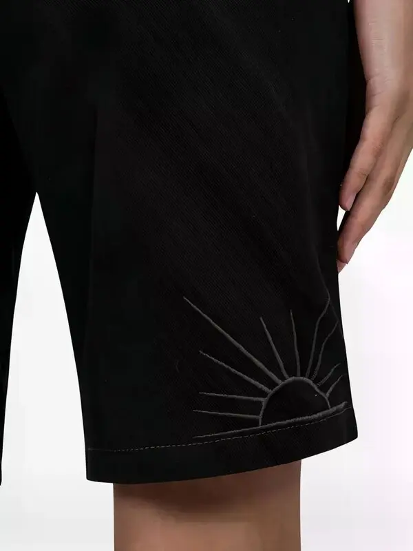 HOUSE OF SUNNY Embroidered Drawstring Shorts