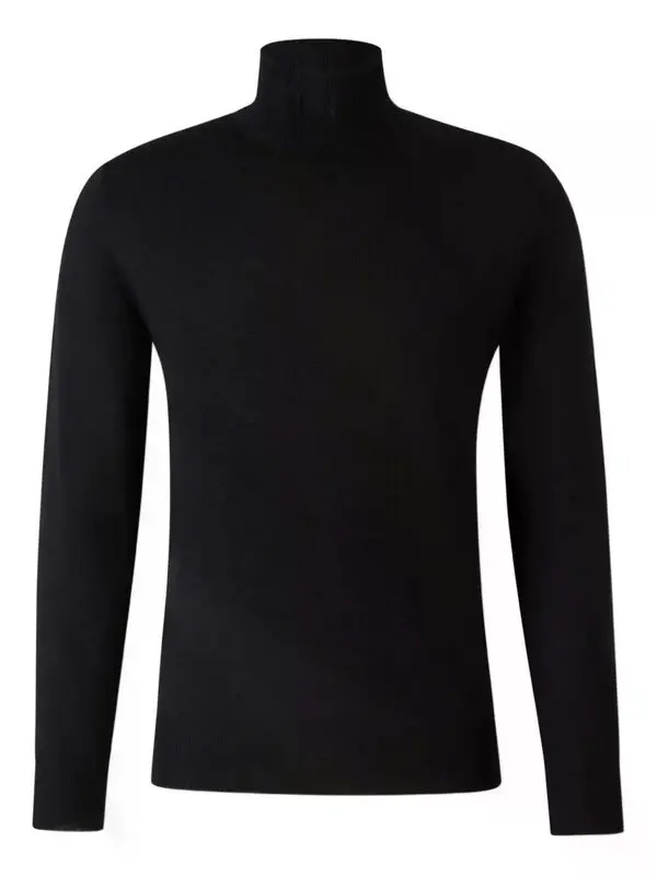 Canali High-neck Sweater - Black