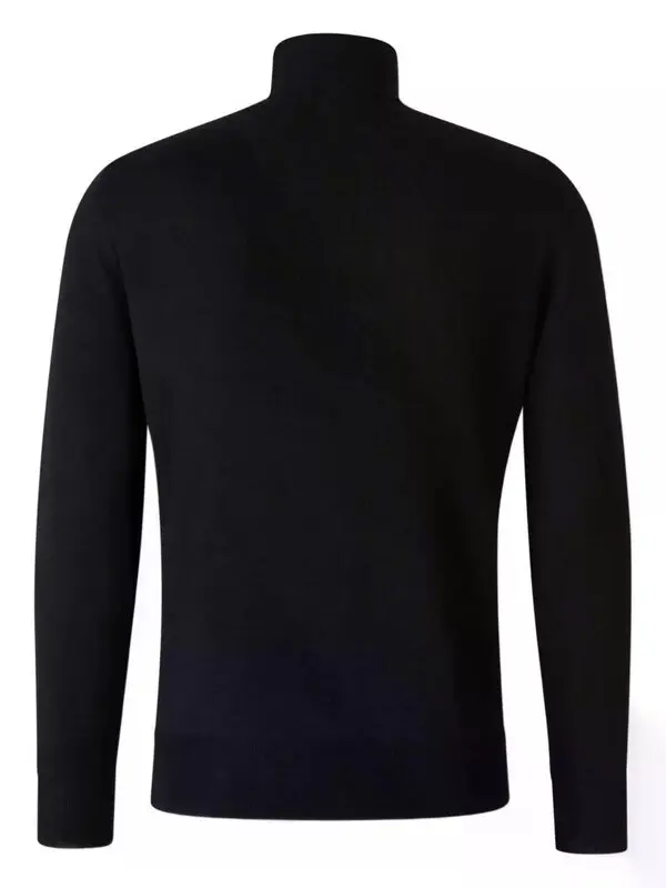 Canali High-neck Sweater - Black