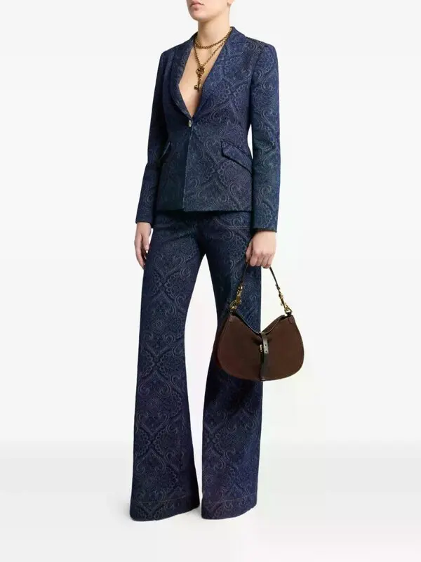 Etro Jacquard Paisley Blazer