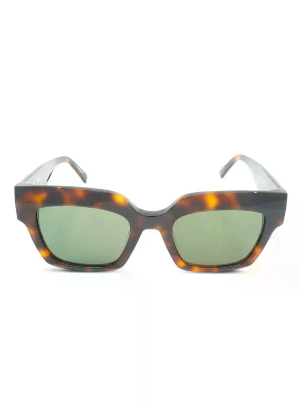 Mcm Tortoiseshell Square-frame Sunglasses - Brown