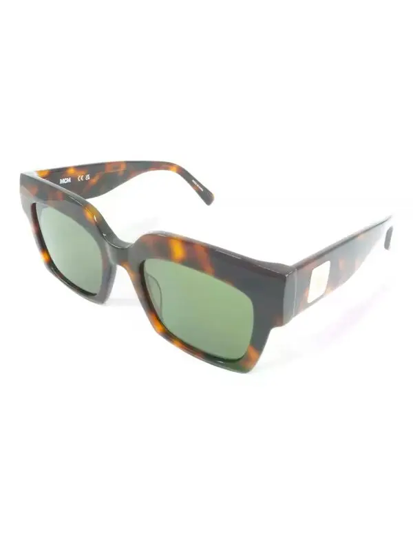 Mcm Tortoiseshell Square-frame Sunglasses
