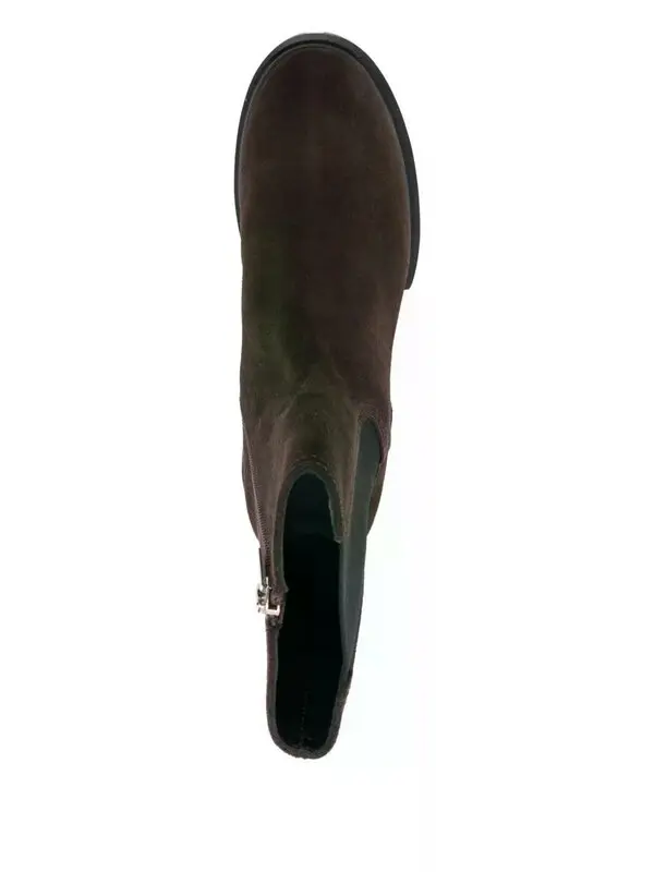 Agl 40mm Elastic-panel Round-toe Boots