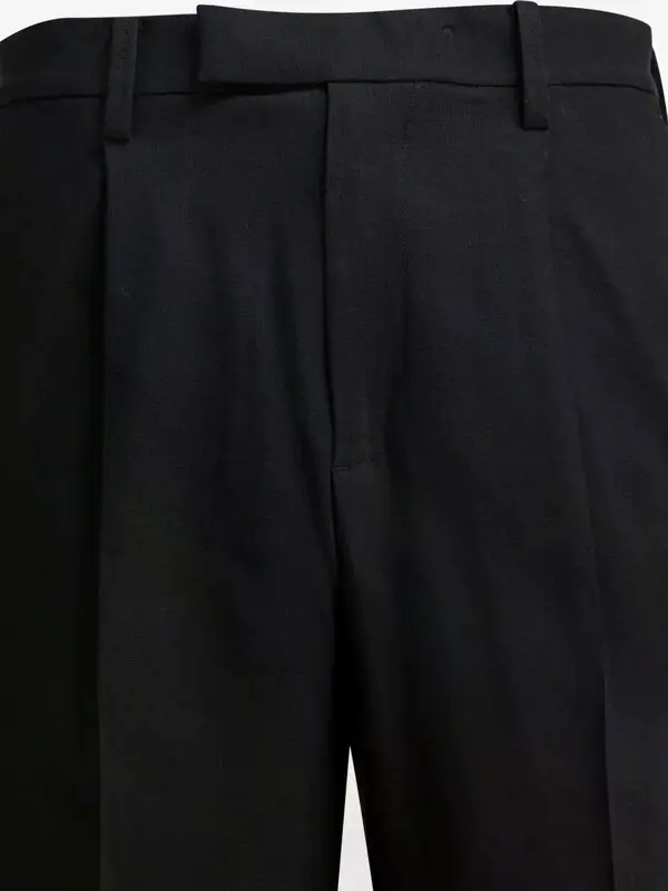 Vince Pleated Front Trousers - Black