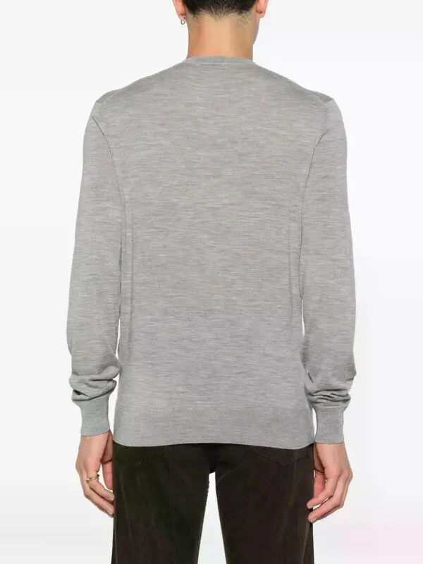TOM FORD Crew-neck Wool Sweater - Grey