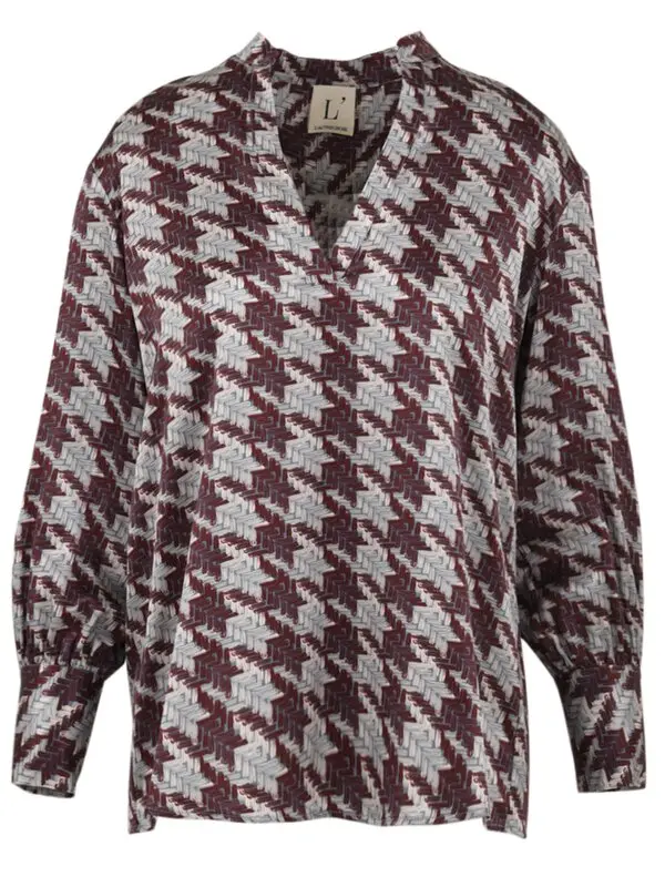 L' AUTRE CHOSE Houndstooth Shirt
