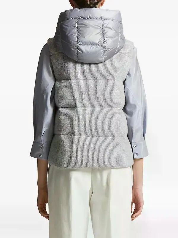 Peserico Hooded Quilted Jacket