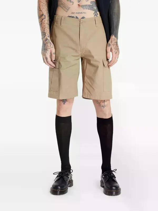 Carhartt Work In Progress Cargo-pocket Shorts - Neutrals