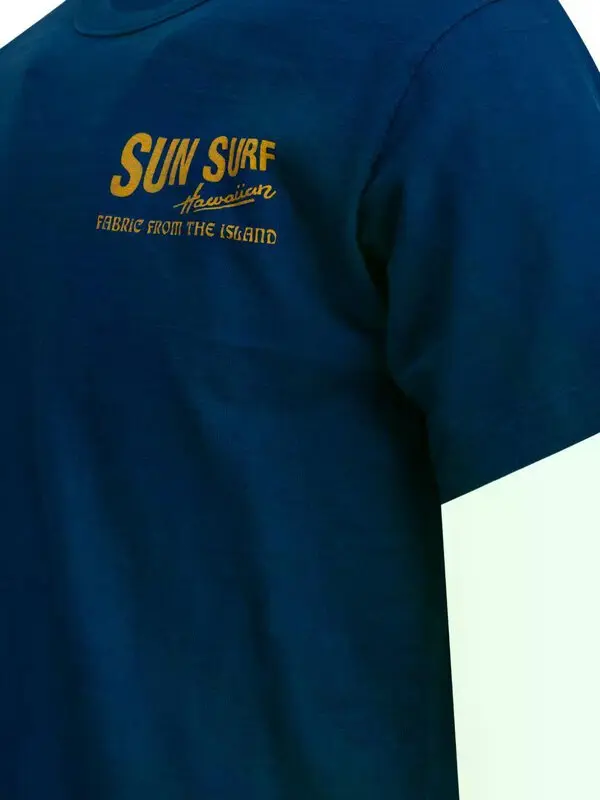 SUN SURF Logo-print Cotton T-shirt