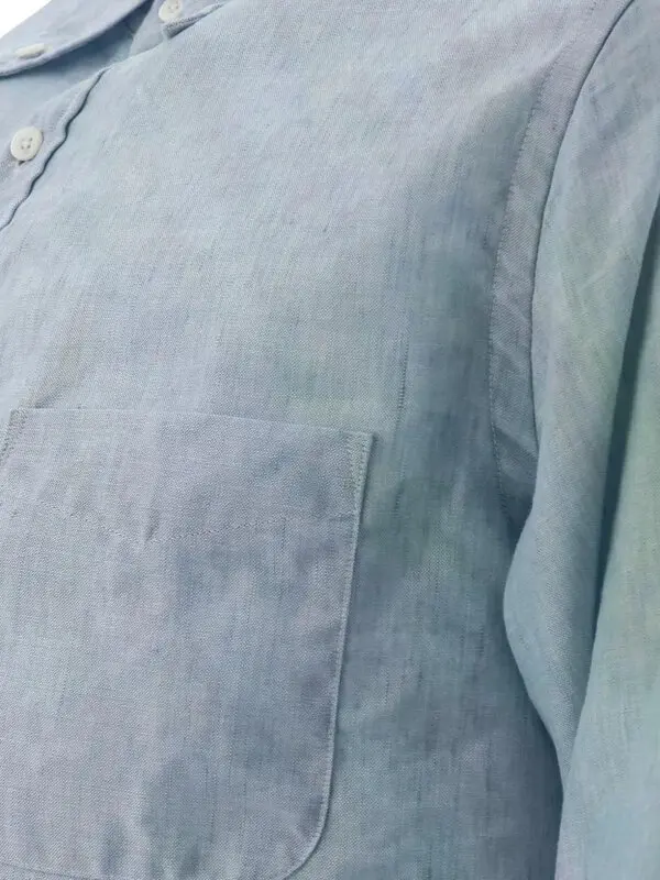 BEAMS Button-down Pocket Shirt - Blue