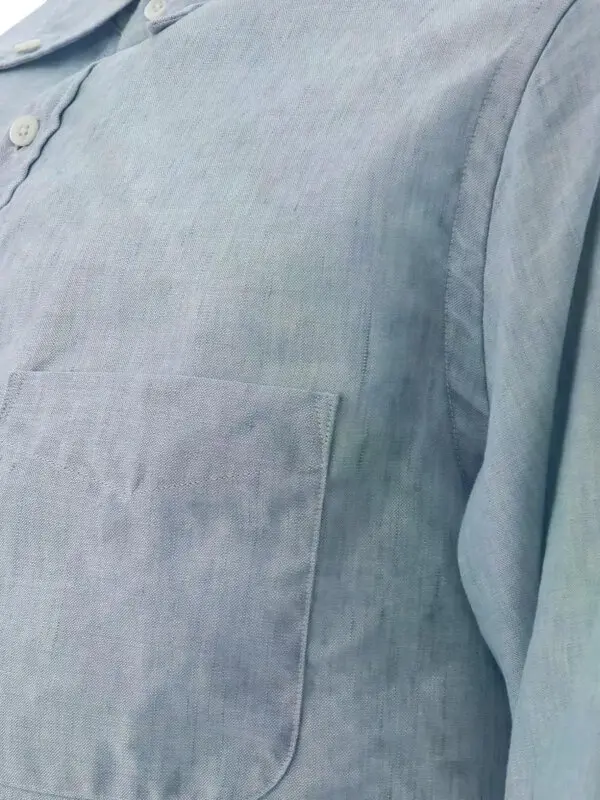 BEAMS Button-down Pocket Shirt - Blue