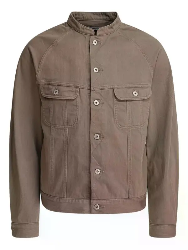 NONNATIVE Buttoned Mandarin-collar Jacket - Neutrals