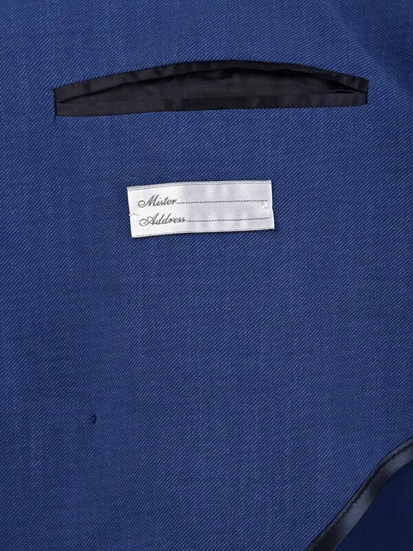 DANIELE ALESSANDRINI Tailored Double Breasted Blazer - Blue