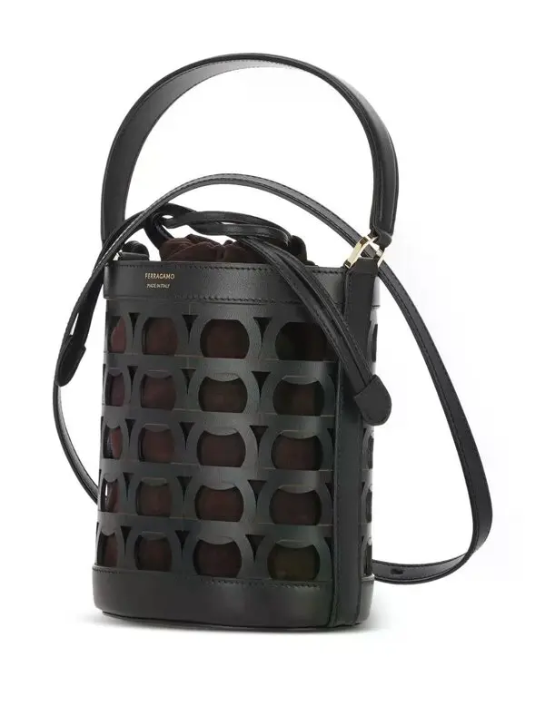 FERRAGAMO Cut-out Bucket Bag