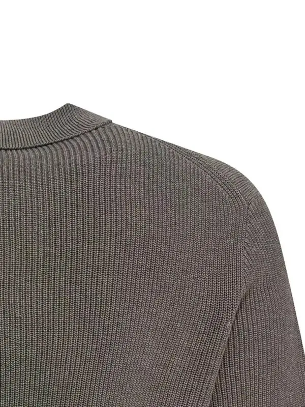 ALEX MILL Ribbed Cotton-linen Blend Polo Shirt - Grey