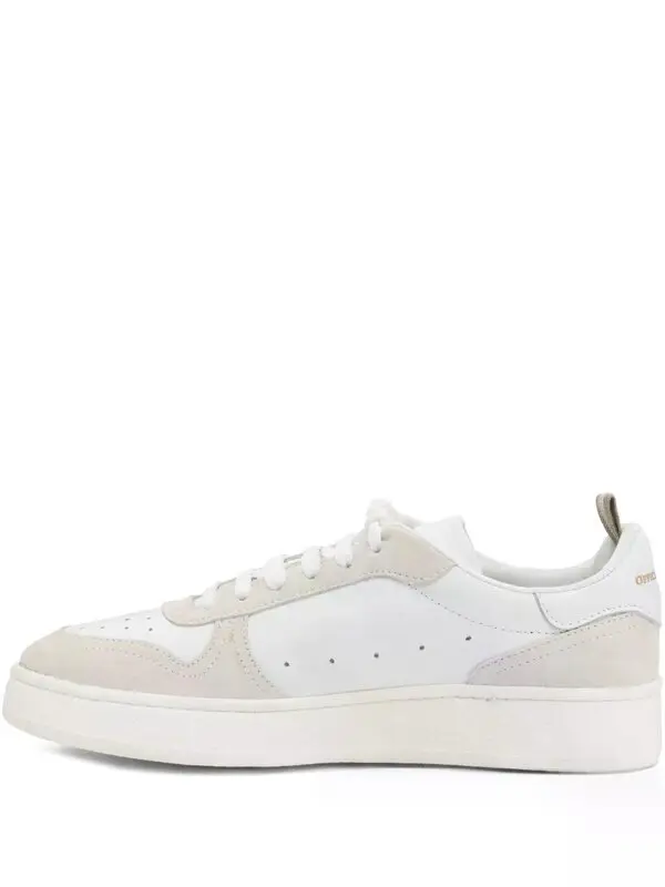 Officine Creative Perforated Suede Leather Trainers
