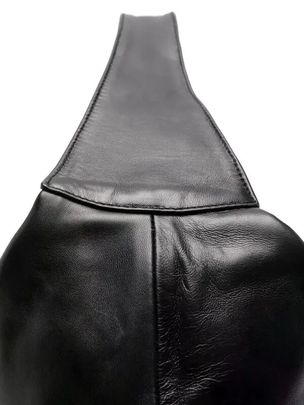 Gimaguas Leather Shoulder Bag - Black