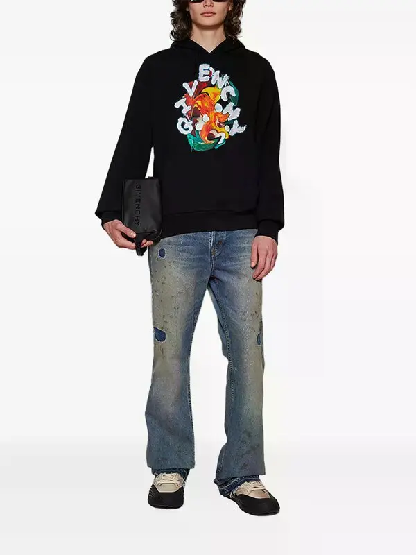 Givenchy Psychedelic Print Hoodie