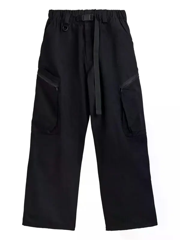 Y3 Pleated-details Cargo Trousers