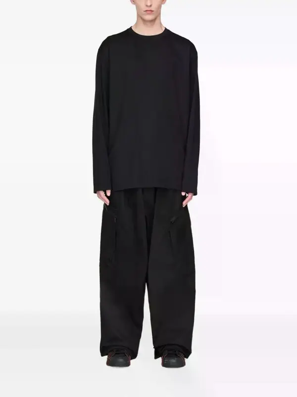 Y3 Pleated-details Cargo Trousers