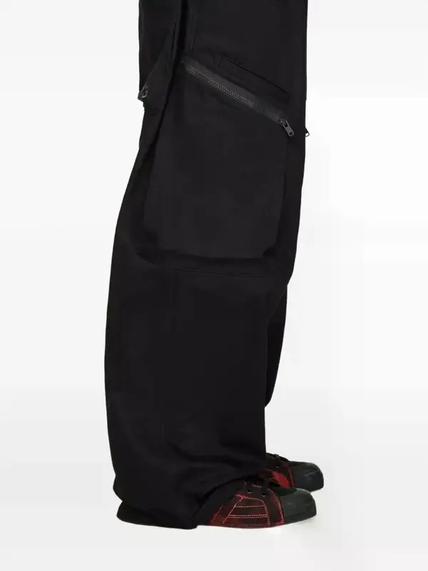 Y3 Pleated-details Cargo Trousers