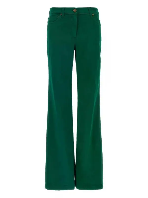 Etro Embroidered-logo Trousers