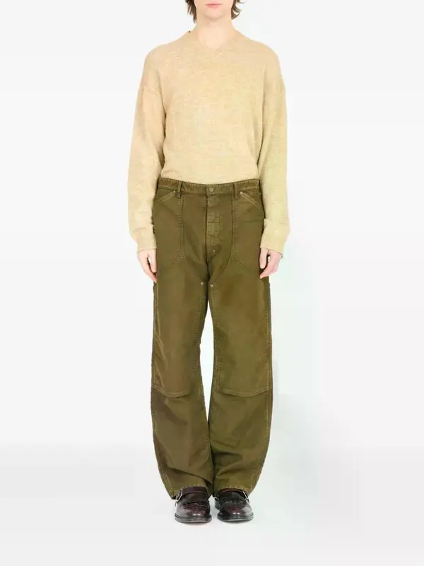 MAISON MARGIELA Patch Cotton Trousers