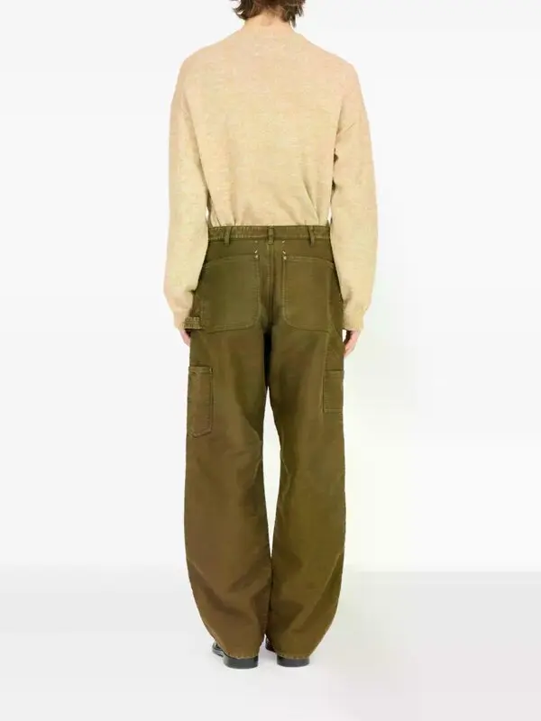 MAISON MARGIELA Patch Cotton Trousers
