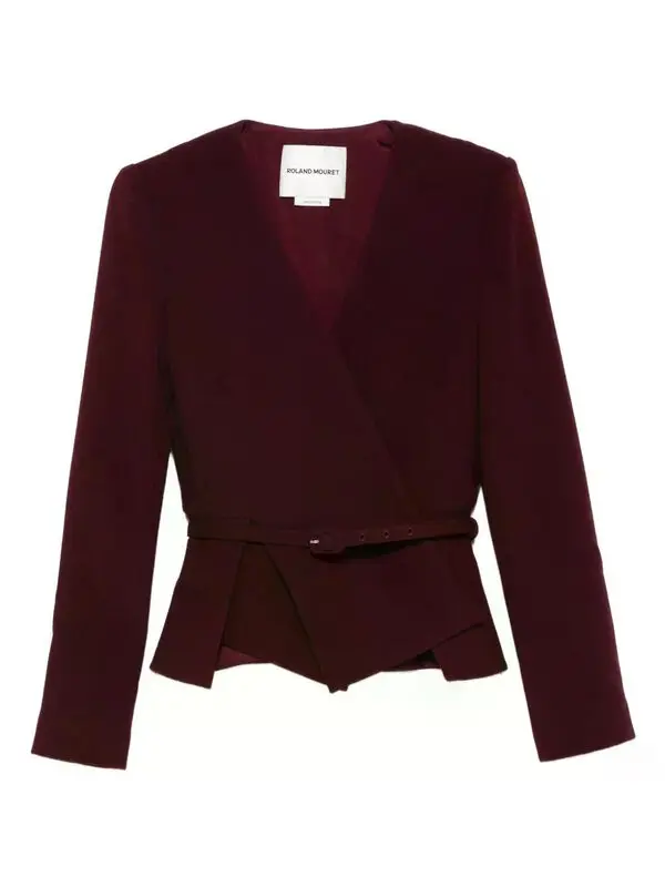 Roland Mouret Belted Wrap Jacket