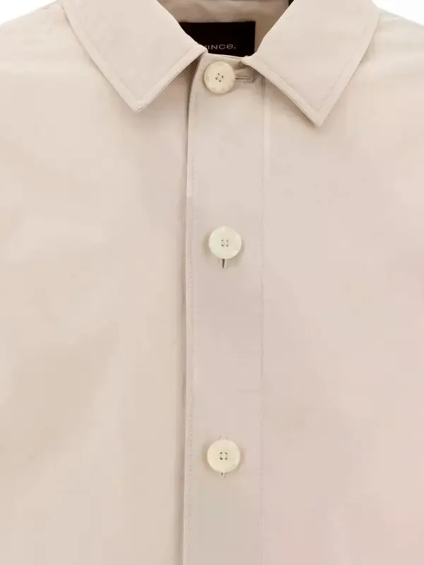 Vince Button-front Shirt Jacket - Neutrals