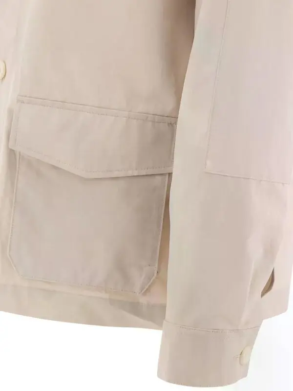 Vince Button-front Shirt Jacket - Neutrals