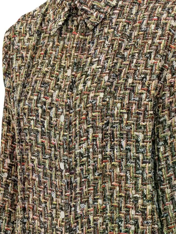 IRO PARIS Tweed-effect Woven Shirt