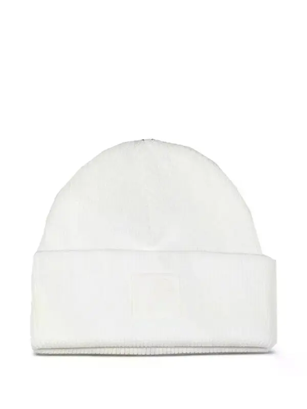 Carhartt Work In Progress Ribbed Cotton Beanie - White