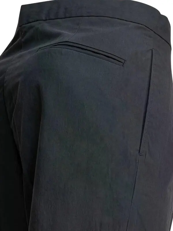 BEAMS Pleated Cuffed Trousers - Grey
