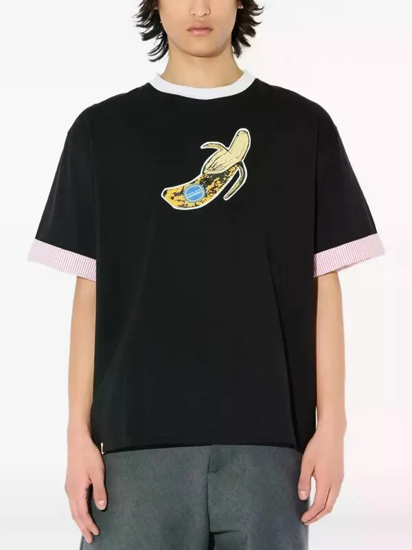 CHARLES JEFFREY Banana Print T-shirt