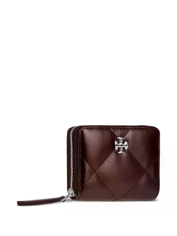 Tory Burch Quilted Zip-around Wallet - Red