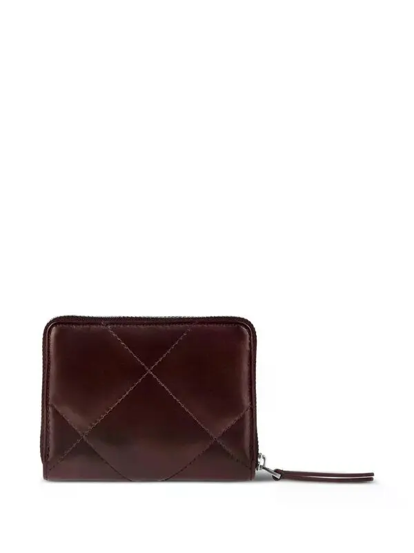 Tory Burch Quilted Zip-around Wallet - Red