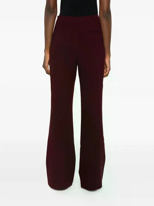 Roland Mouret Flared Trousers With Pocket Detail