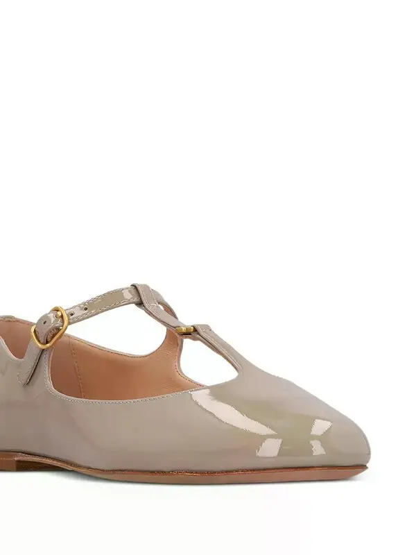 Chloé T-bar Leather Ballet Flats