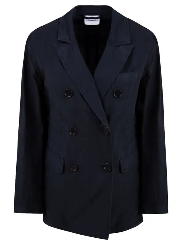 Aspesi Double Breasted Blazer - Blue