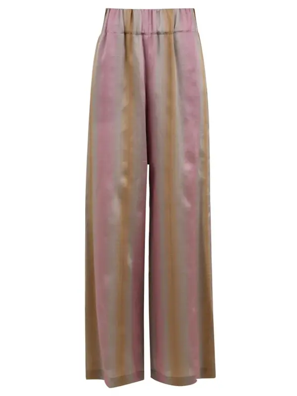 Aspesi Striped Wide Leg Trousers