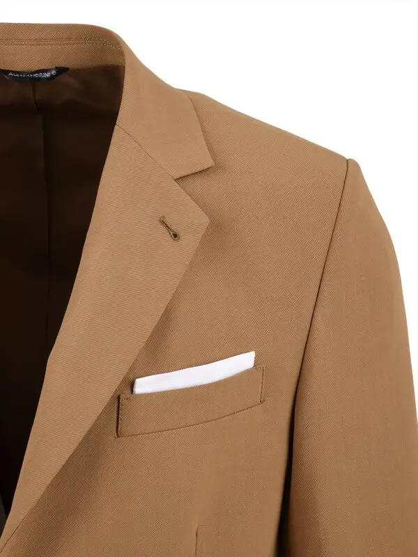 DANIELE ALESSANDRINI Tailored Blazer - Sand