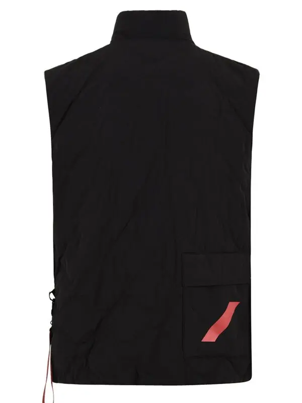 AFTER/LABEL Quilted Vest - Black