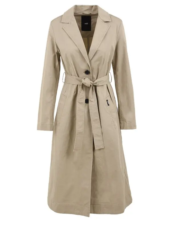 Add Belted Trench Coat