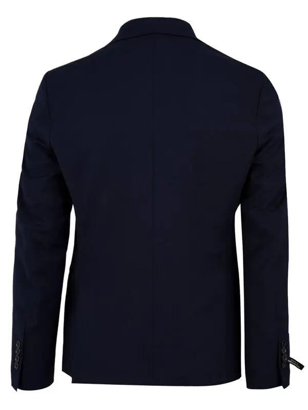 DANIELE ALESSANDRINI Notch Lapel Blazer - Blue