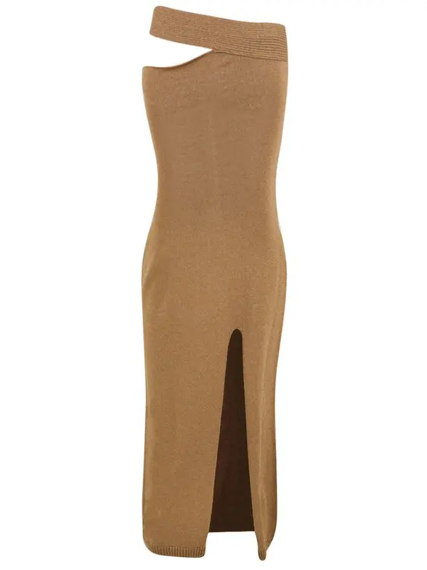 AKEP Sleeveless Cut Out Midi Dress