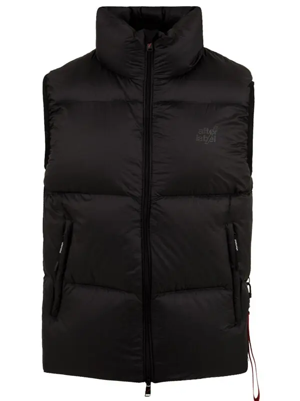 AFTER/LABEL Padded Vest - Black