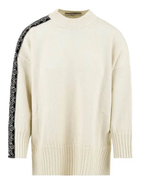 AKEP Long Sleeve Pullover Sweater