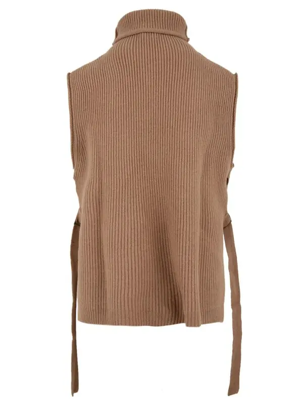 Aspesi Sleeveless Turtleneck Sweater
